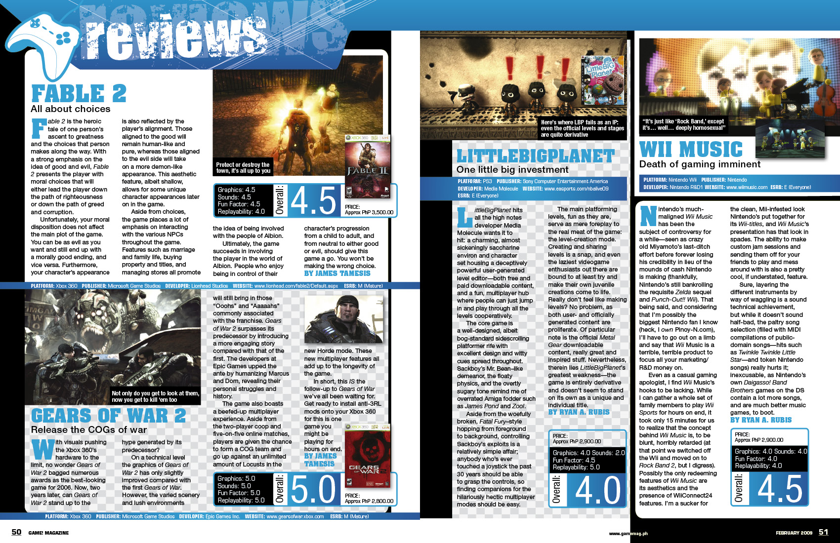 GAME Magazine New Inside Pages by Patrick Milan at Coroflot.com