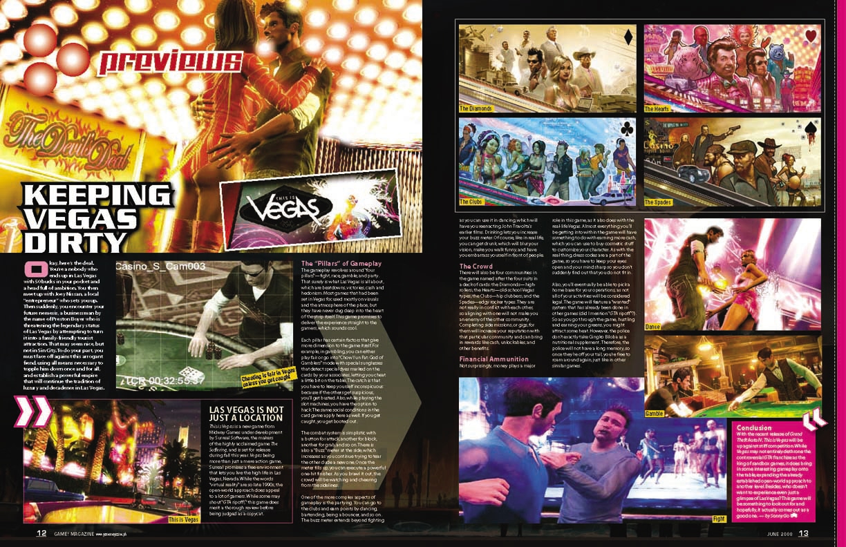 GAME Magazine Inside Pages by Patrick Milan at Coroflot.com