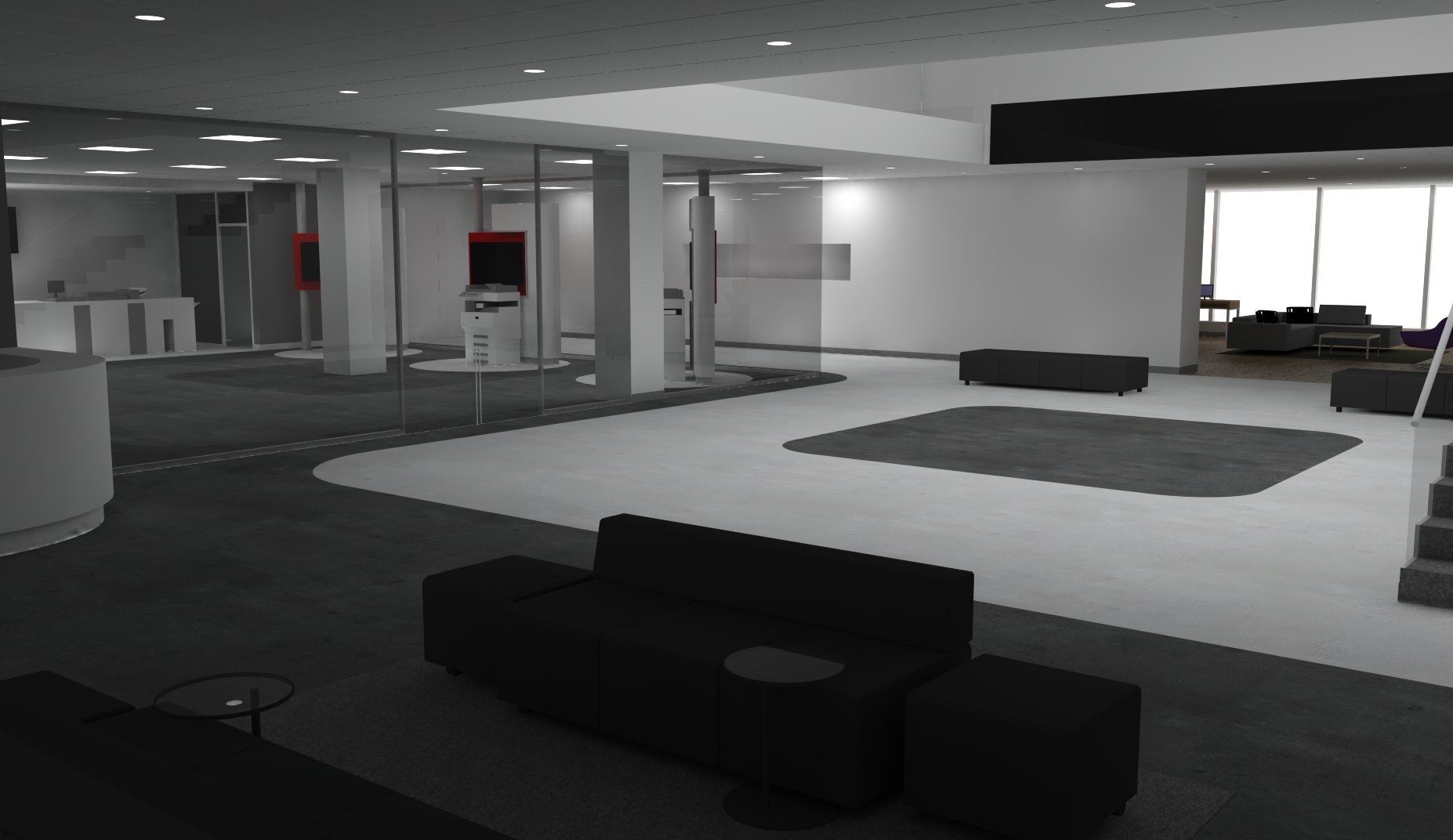 HEADQUARTERS LOBBY AND SHOWROOMS by ANDRÉ DUPIN at Coroflot.com
