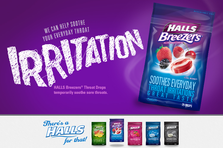 Halls Interactive Ad by Cara Albanese at Coroflot.com
