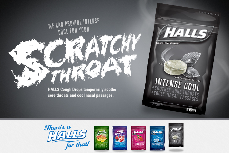 Halls Interactive Ad by Cara Albanese at Coroflot.com