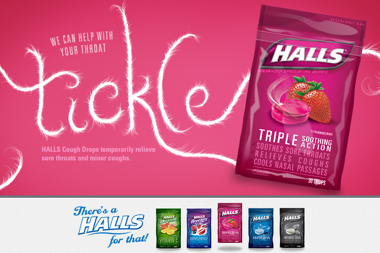 Halls Interactive Ad by Cara Albanese at Coroflot.com