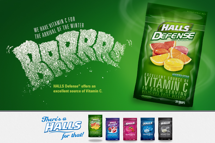 Halls Interactive Ad by Cara Albanese at Coroflot.com