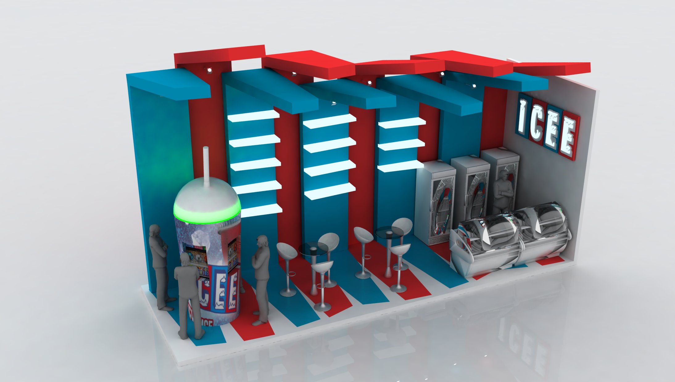 ICEE Stand by miguel angel perez olmedo at Coroflot.com