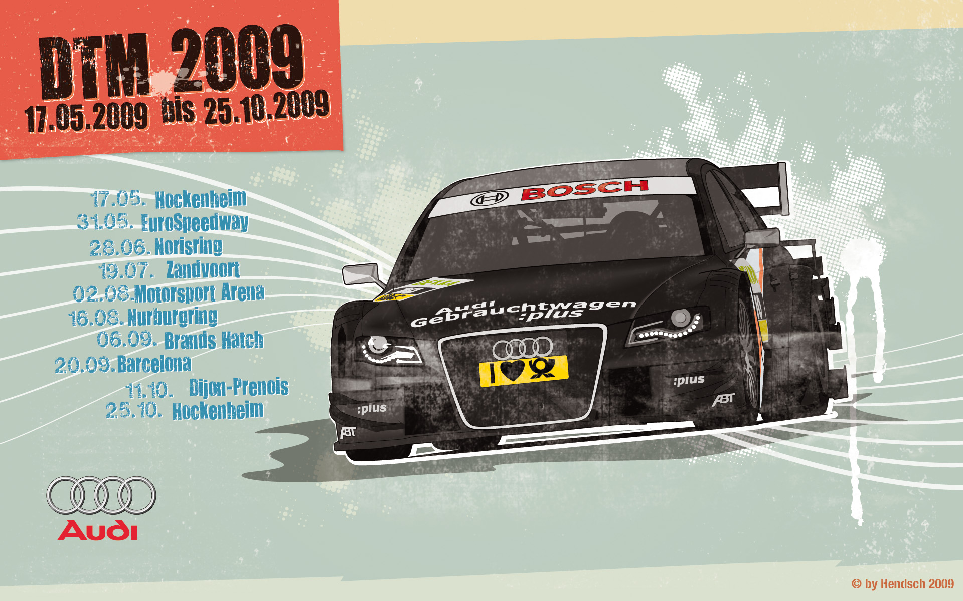 Motorsport-Illustrations by Hendrik Wünsche at Coroflot.com