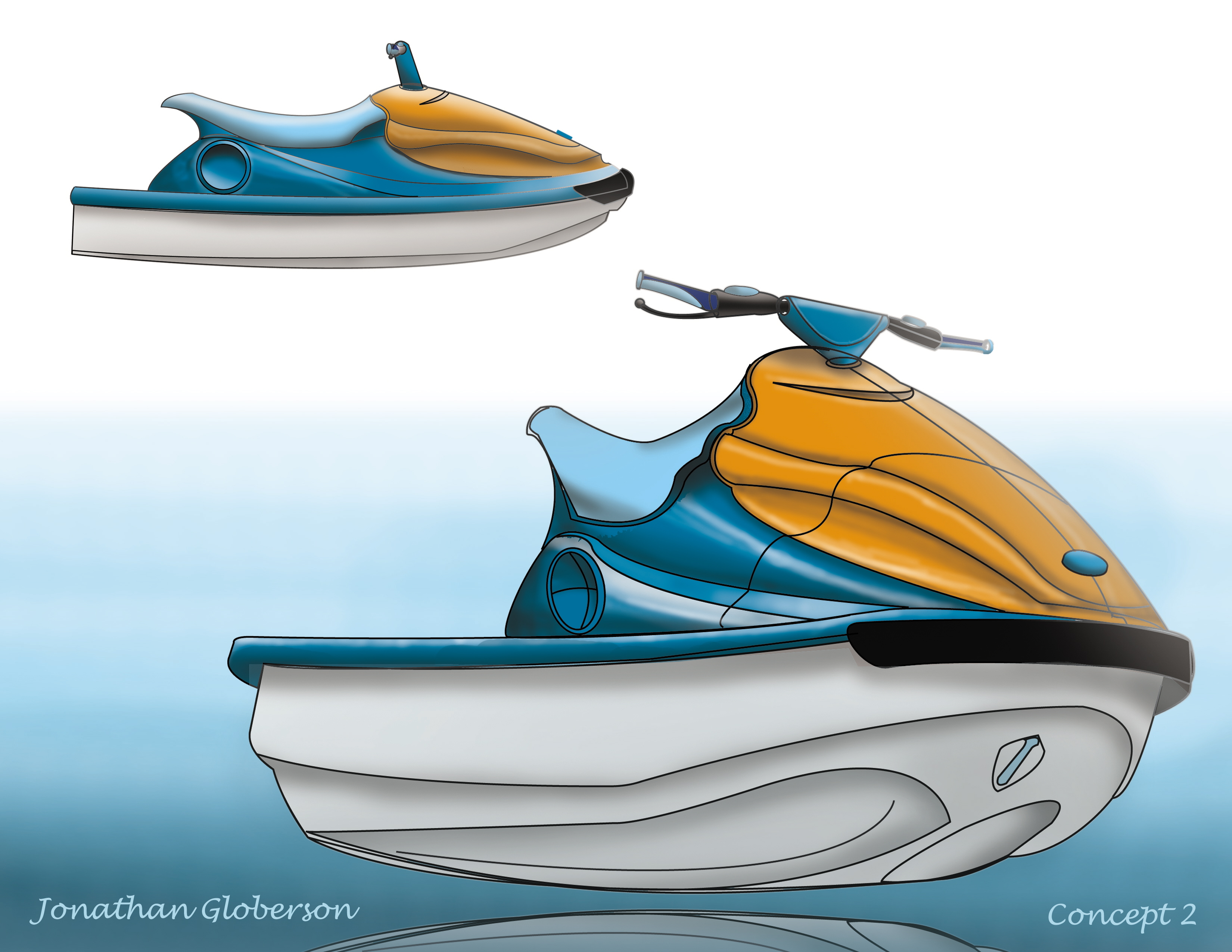 Yamaha Waveblaster Redesign by Jonathan Globerson at Coroflot.com