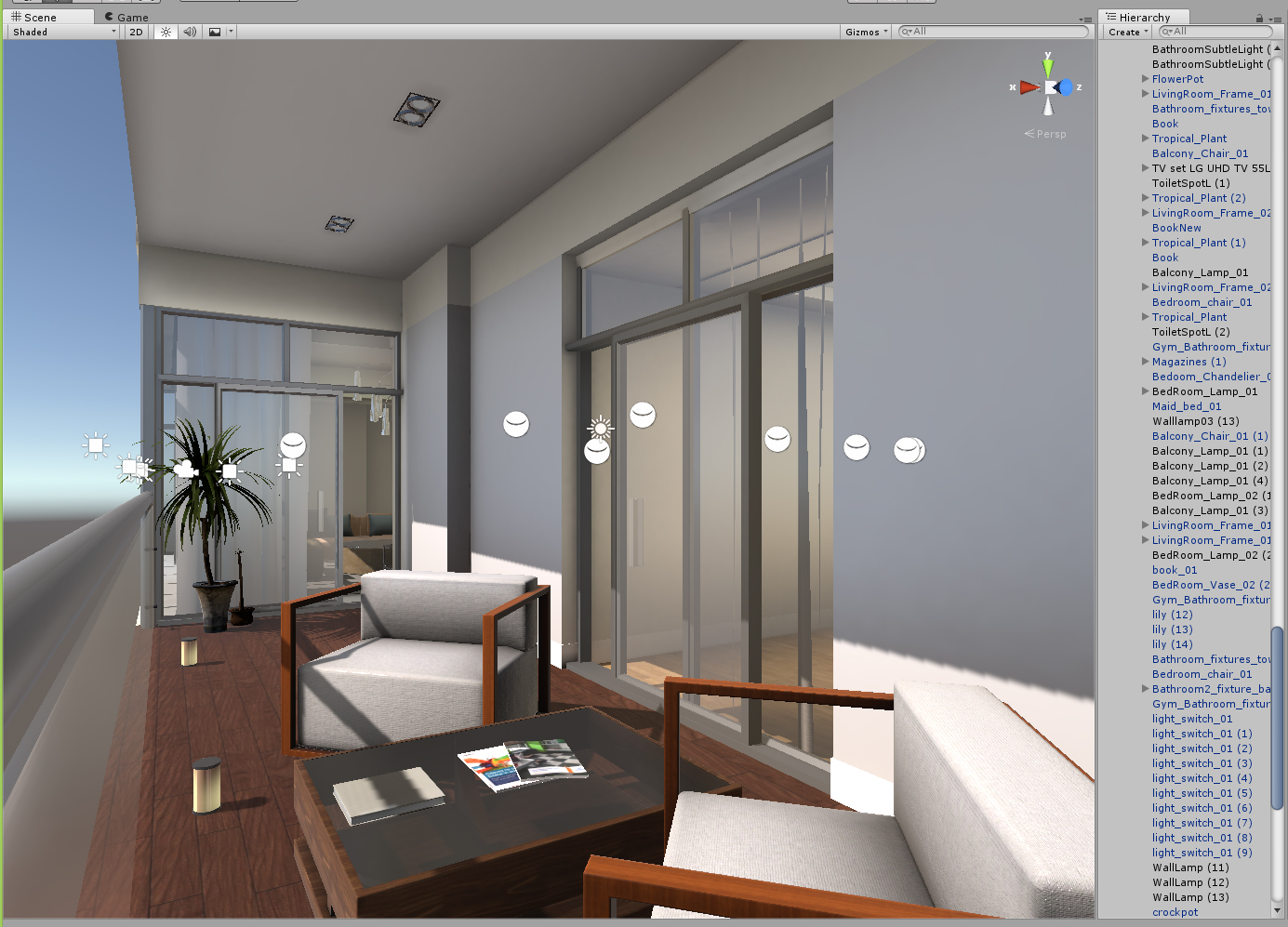 Interior Lighting in Unity3d by Sandeep Sonawane at Coroflot.com