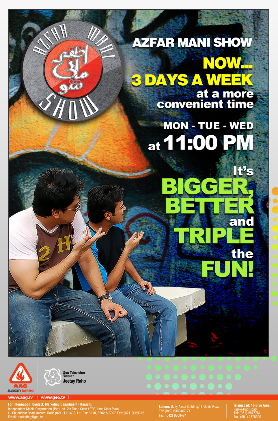 AAG TV EFYLERS by Sajjad Haider at Coroflot.com