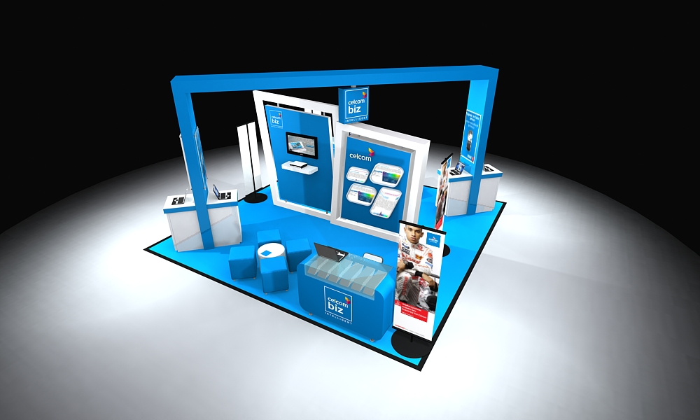 Booth Design by Kenneth Tan at Coroflot.com