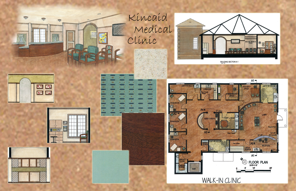 WALK-IN CLINIC Healthcare Design by Tara Kosinsky at Coroflot.com