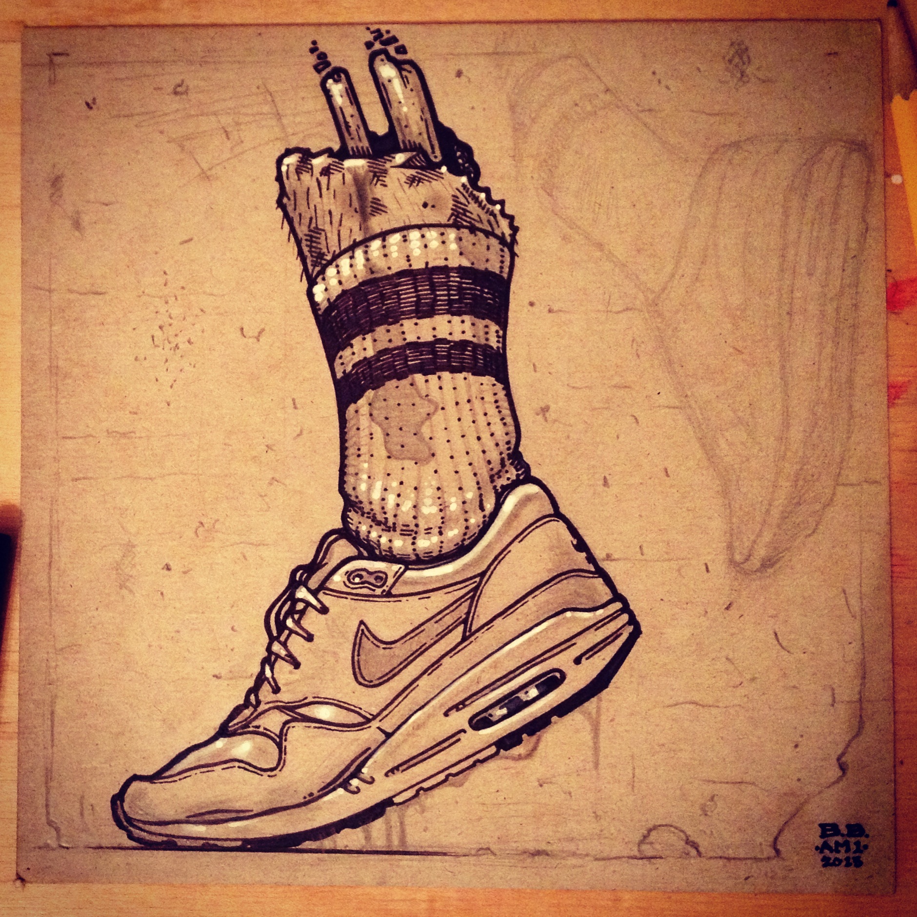 Nike Inspired Drawing by Bryan Beaver at Coroflot.com