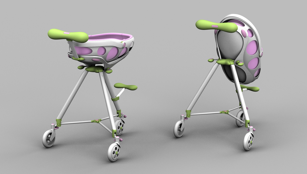 concept baby stroller by Stella Yang at Coroflot.com