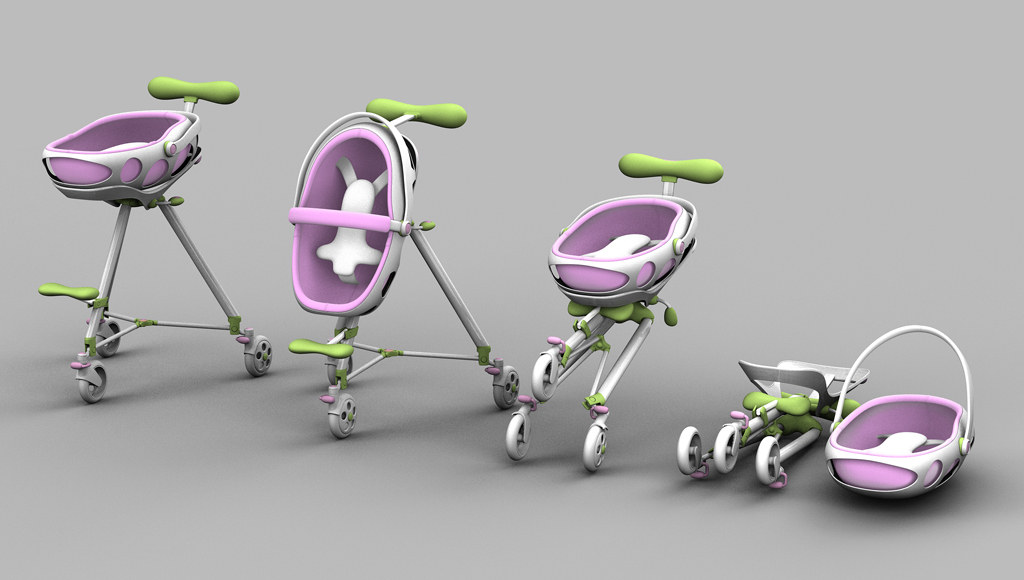 concept baby stroller by Stella Yang at Coroflot.com