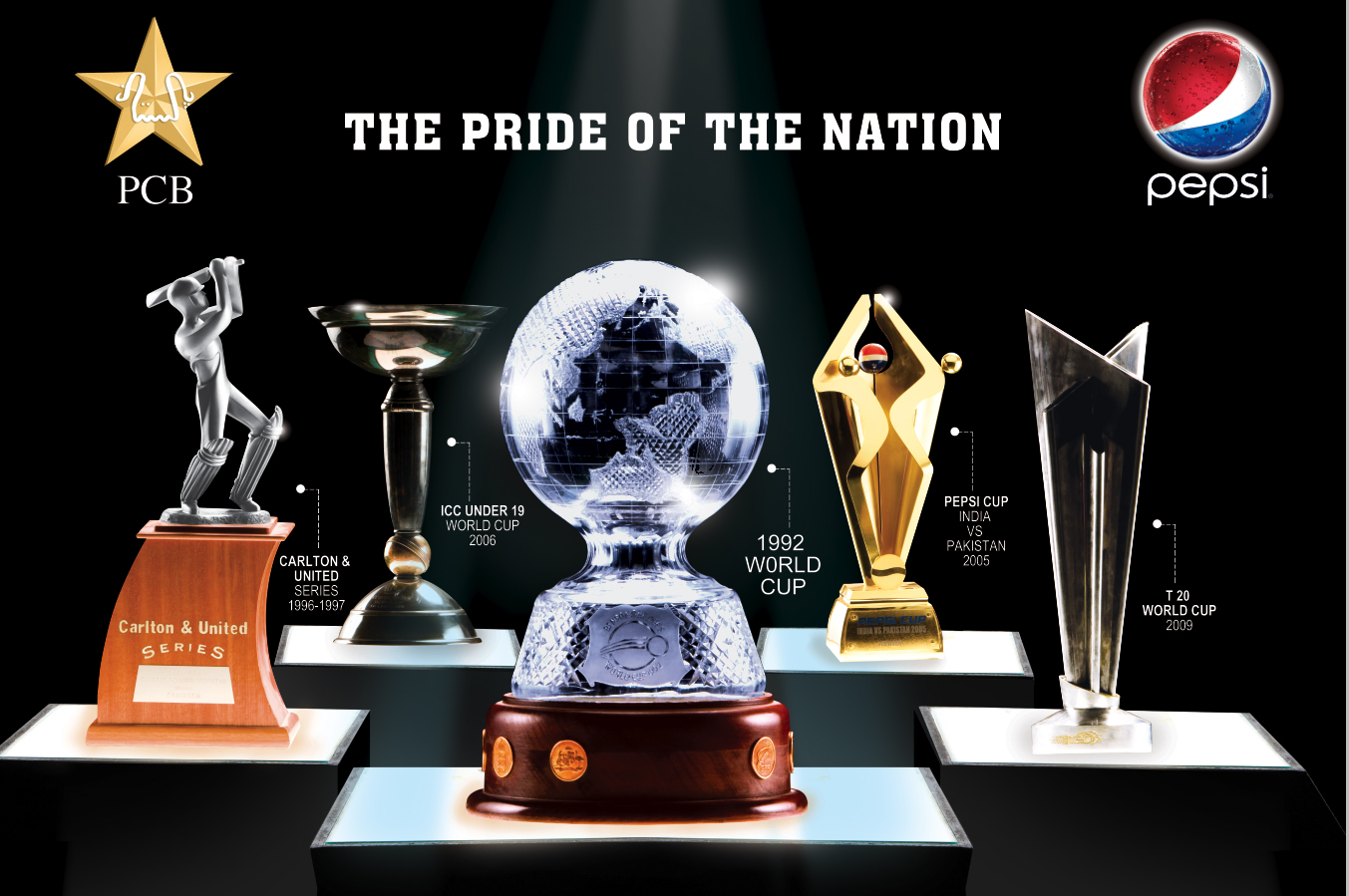 Pepsi Cricket - World Cup 1992 & Trophies by TaHaKhalid Pluto at ...