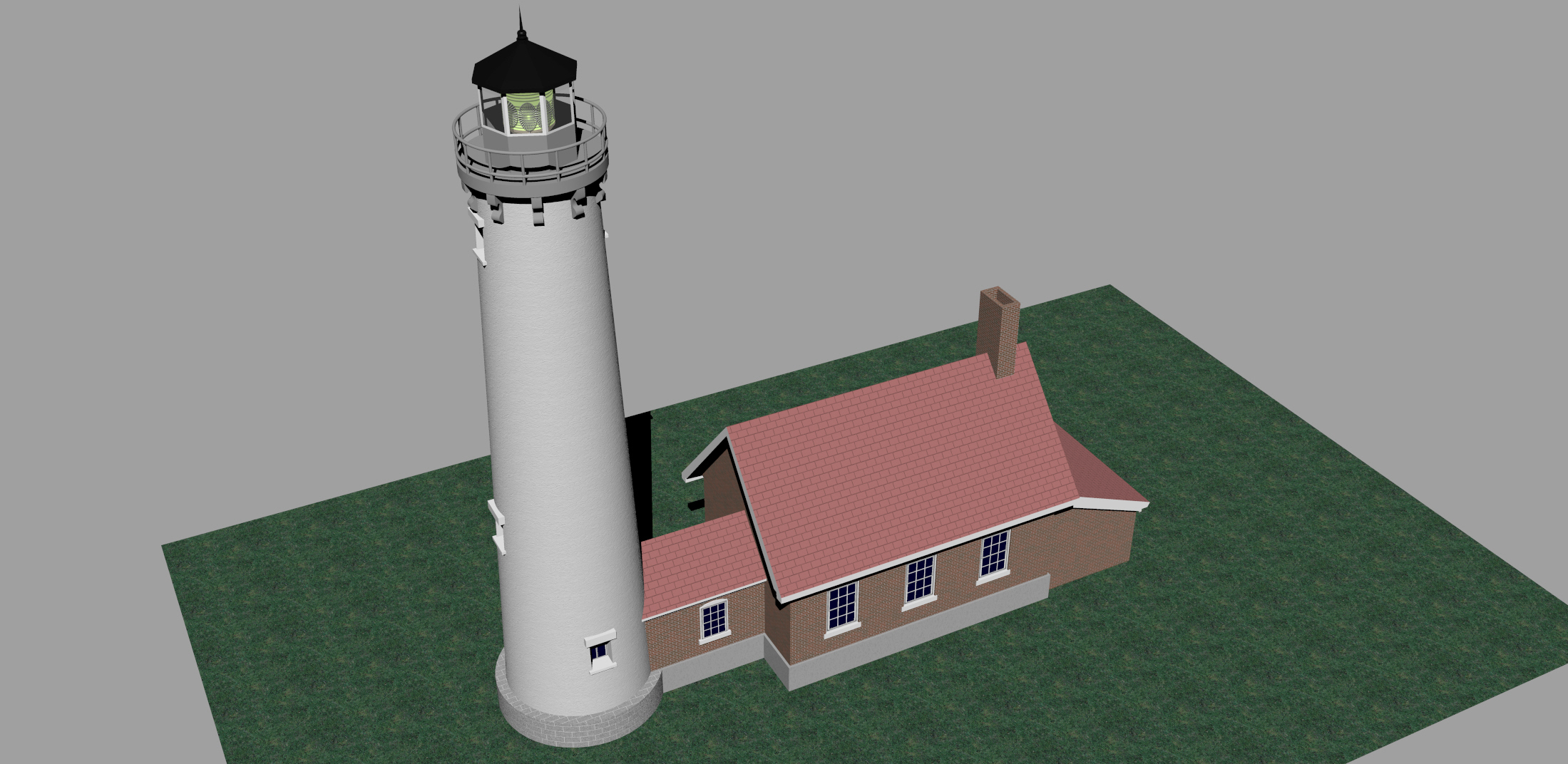 3D Modeling Lighthouses by Michael Giallombardo at Coroflot.com