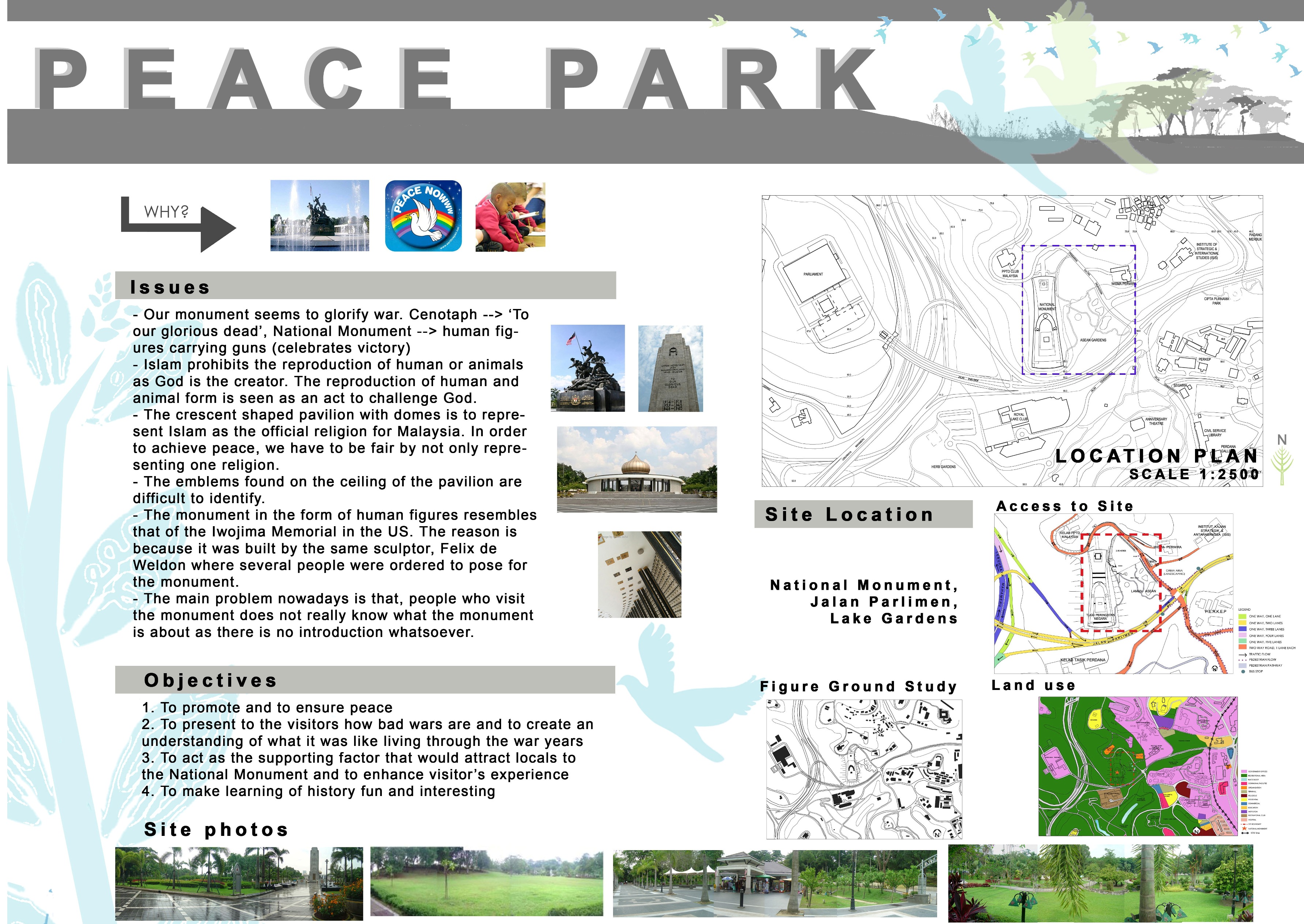 Peace Park (Final Design Thesis) by Nuradelin Ahmed at Coroflot.com