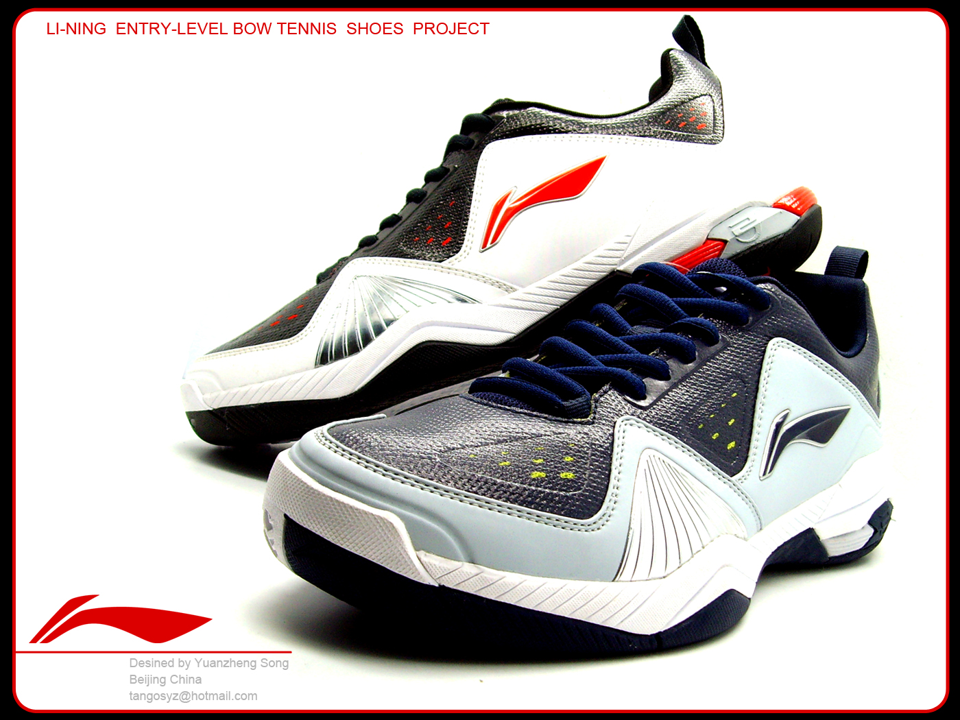 Li-Ning Entry-Level Bow Tennis Shoes by Yuanzheng SONG at Coroflot.com