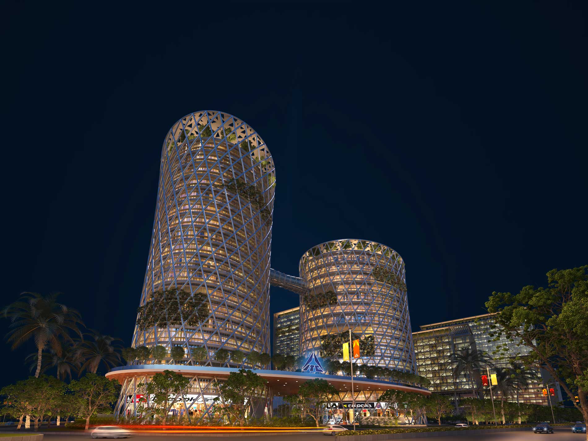 ITC Tower Exterior Rendering by Hardik Bhatt at Coroflot.com