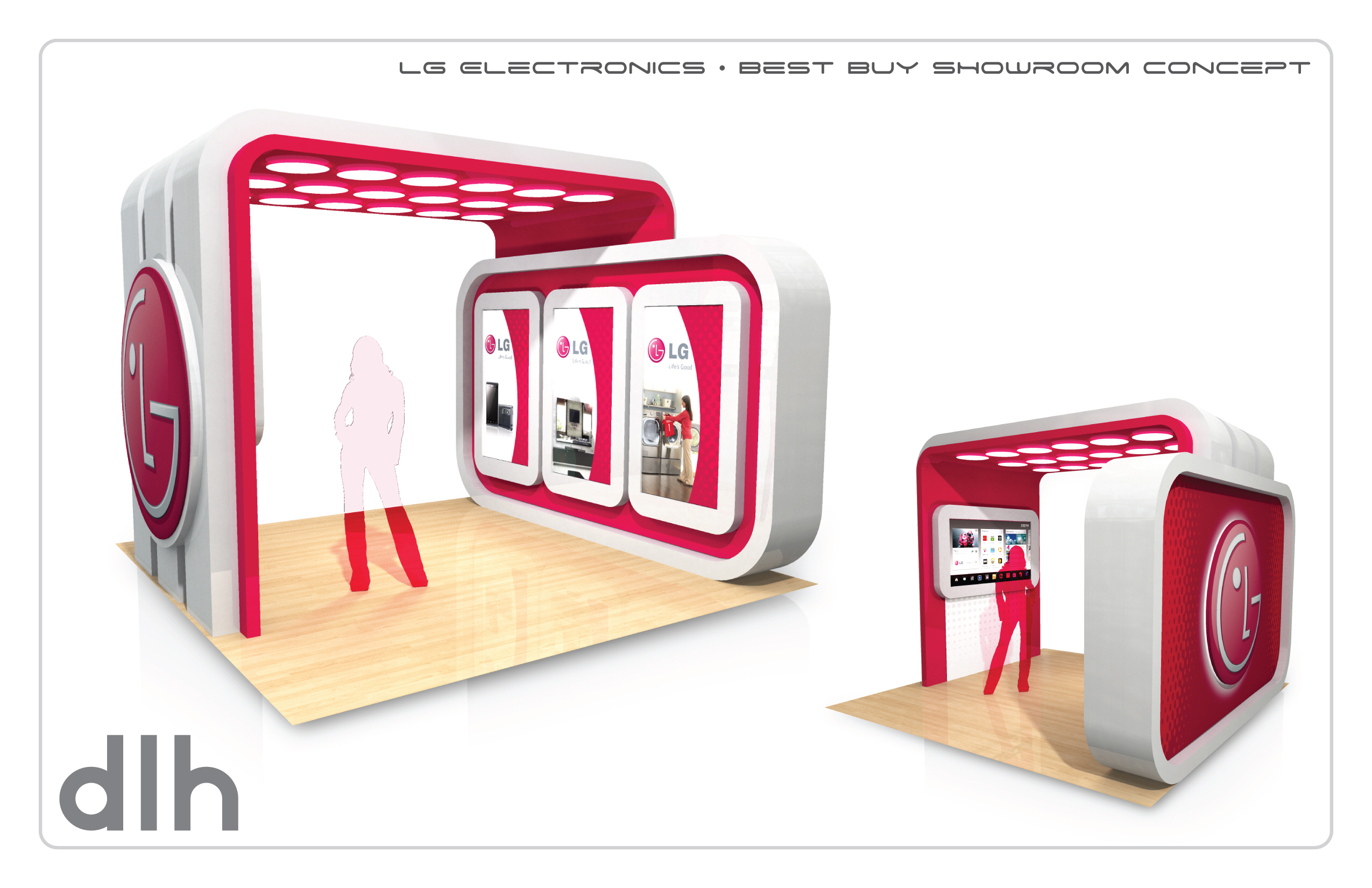 LG Display and Showroom Concepts by Dan Hamilton at Coroflot.com