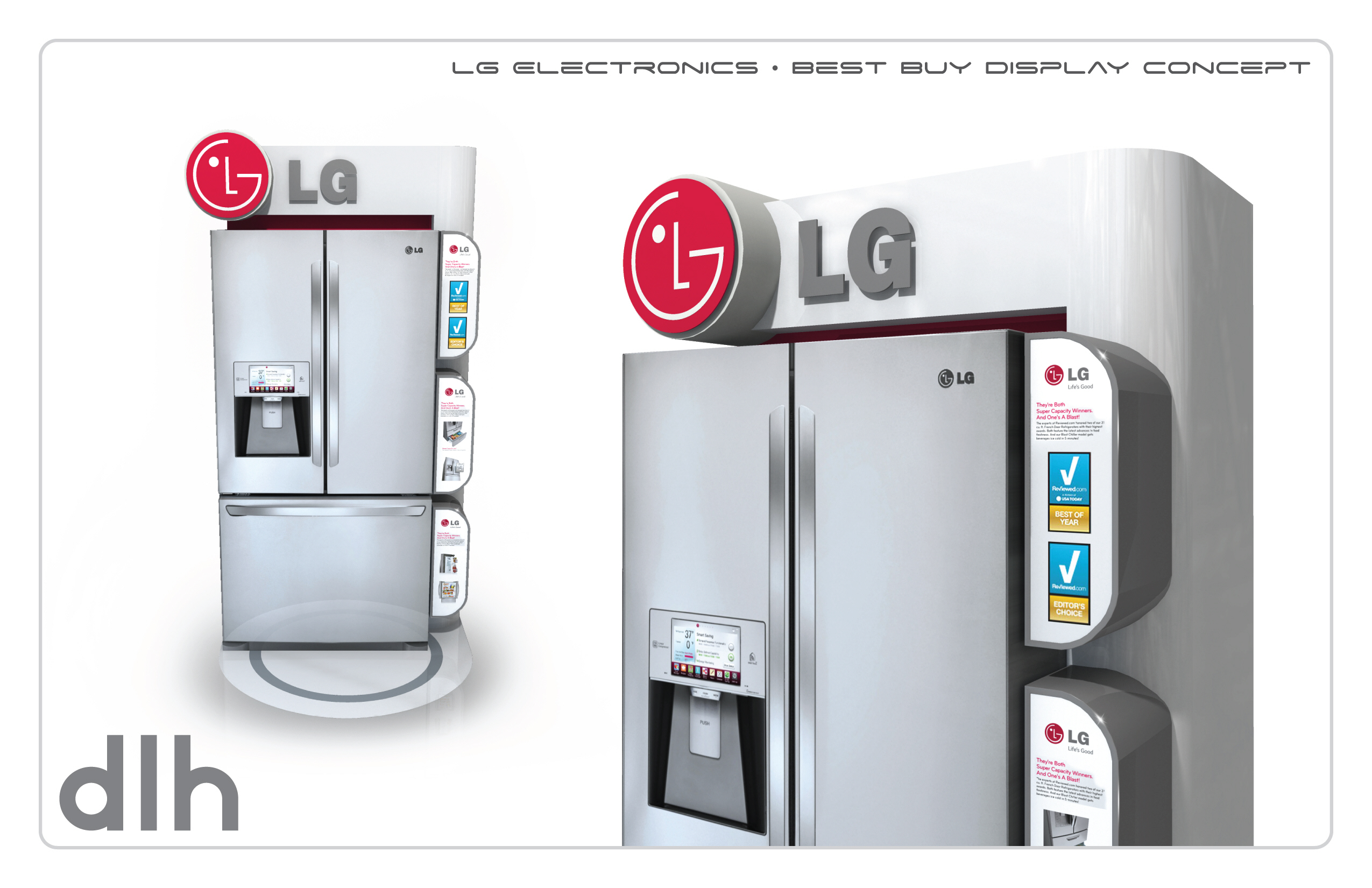 LG Display and Showroom Concepts by Dan Hamilton at Coroflot.com