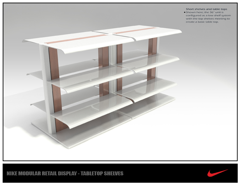Nike retail display system by brian craft at Coroflot.com