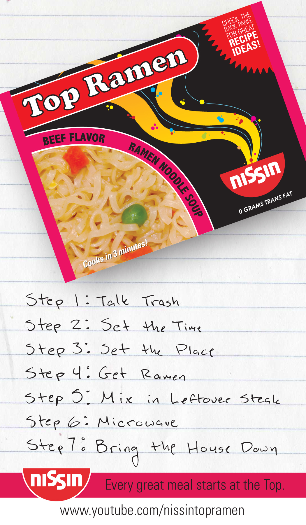 Nissin Top Ramen by Joe Charles at Coroflot.com
