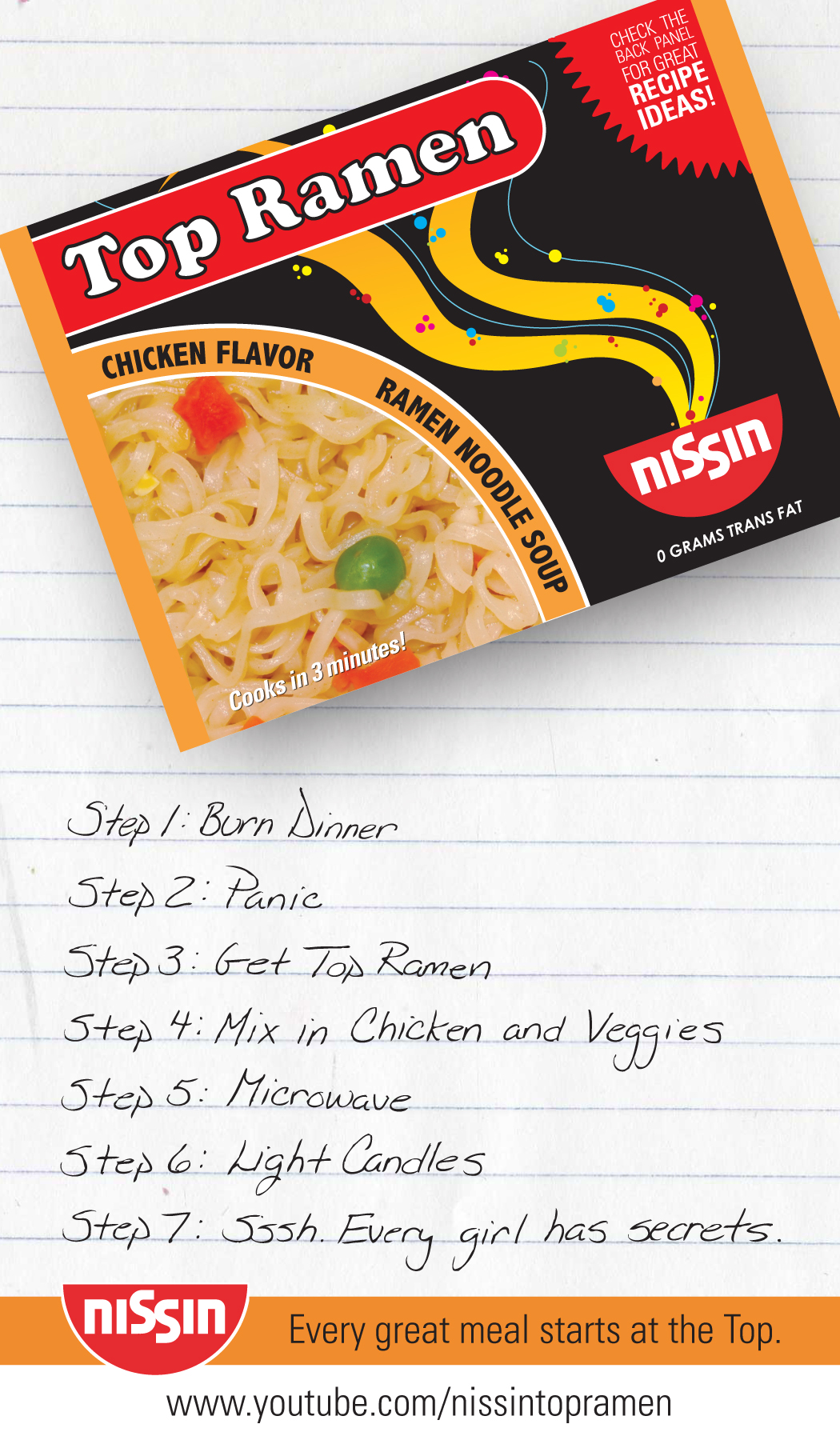 Nissin Top Ramen by Joe Charles at Coroflot.com