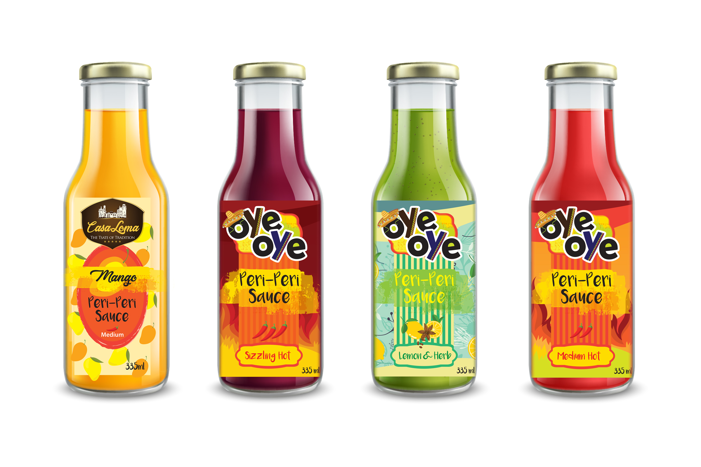 Peri Peri Labels Design by Abdur Bham at Coroflot.com