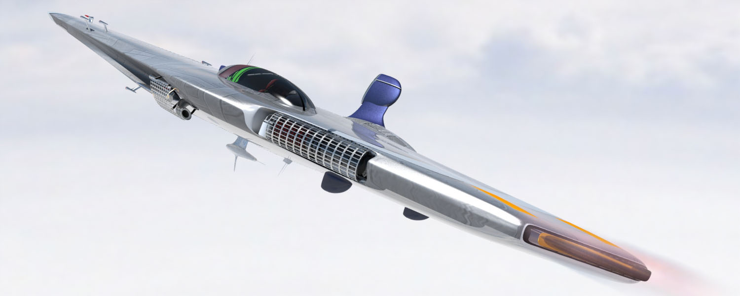 retro jet concept by Robert. John. Borrmann at Coroflot.com