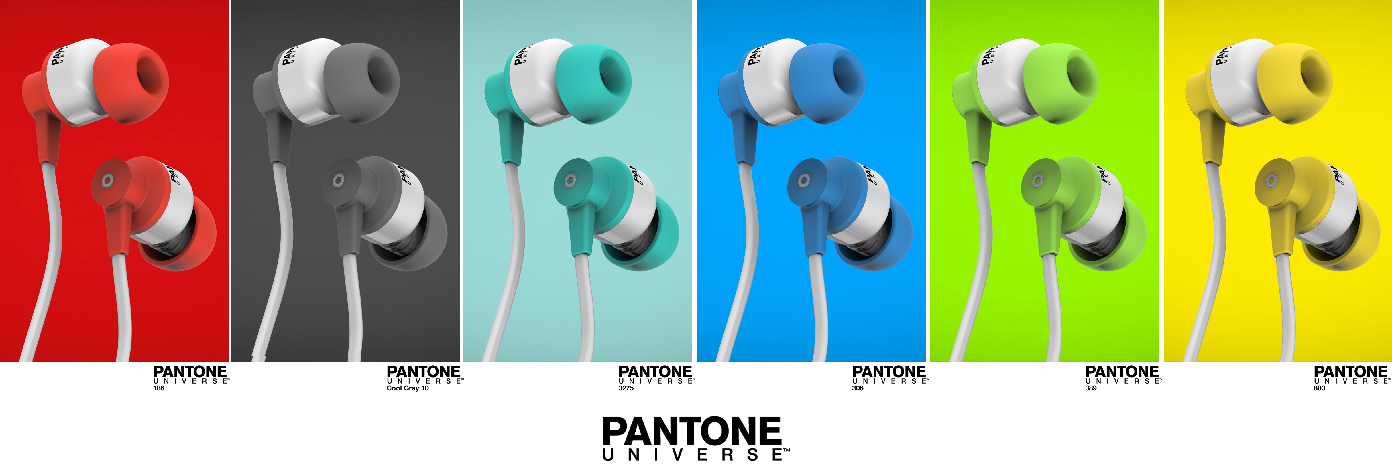 Pantone Earbuds by Erik Klemm at Coroflot.com