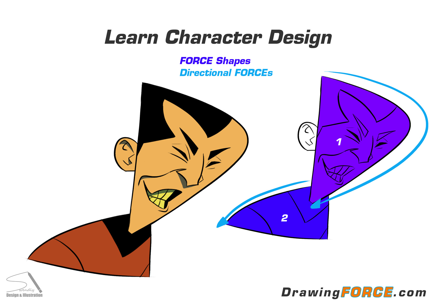 How to draw with FORCE by Swendly Benilia at Coroflot.com