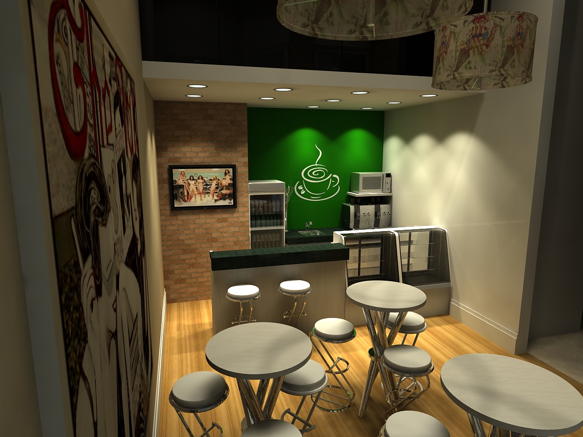 Projeto Arquitetonico e 3d - Espaco Cafe by Carlos Melo at Coroflot.com