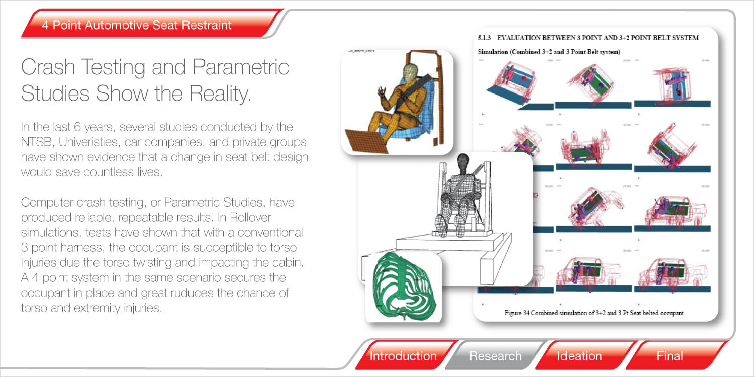 4 Point Automotive Seat and Restraint System by Bryan Rogers at ...