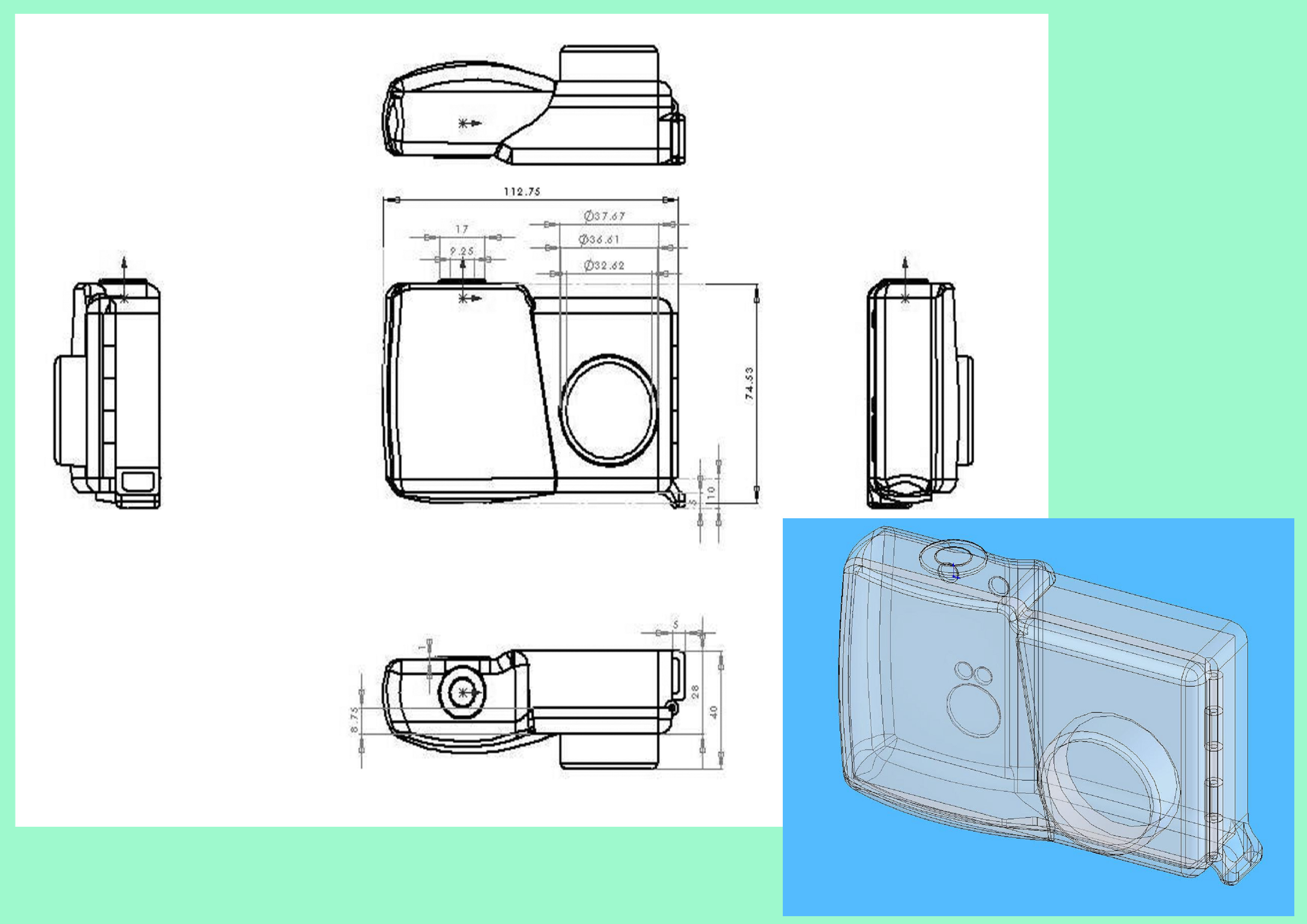 Underwater Camera Casing by Valentina Nicosia at Coroflot.com