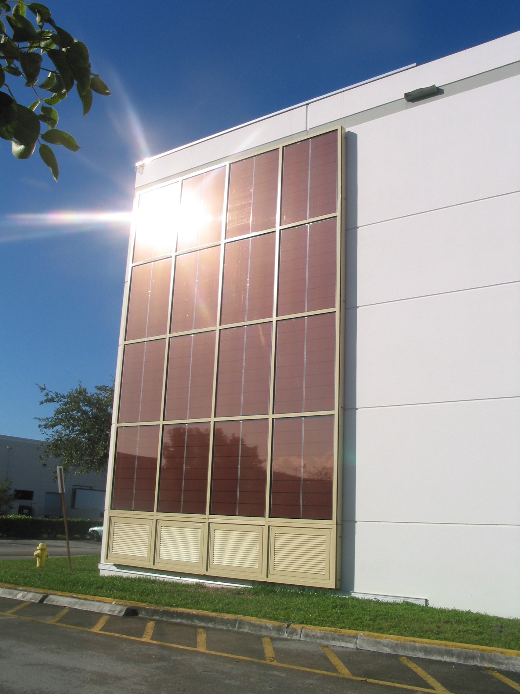 CGI Photovoltaic Curtain Wall by Kaven Thibault at Coroflot.com