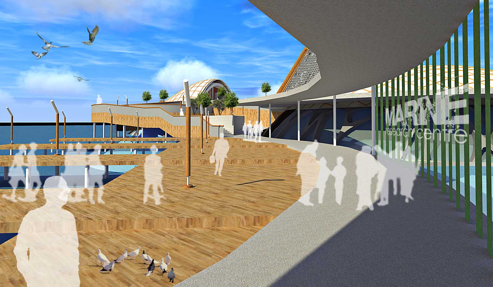 Marine Research Centre Design Competition by Wijaya Yapeter at Coroflot.com