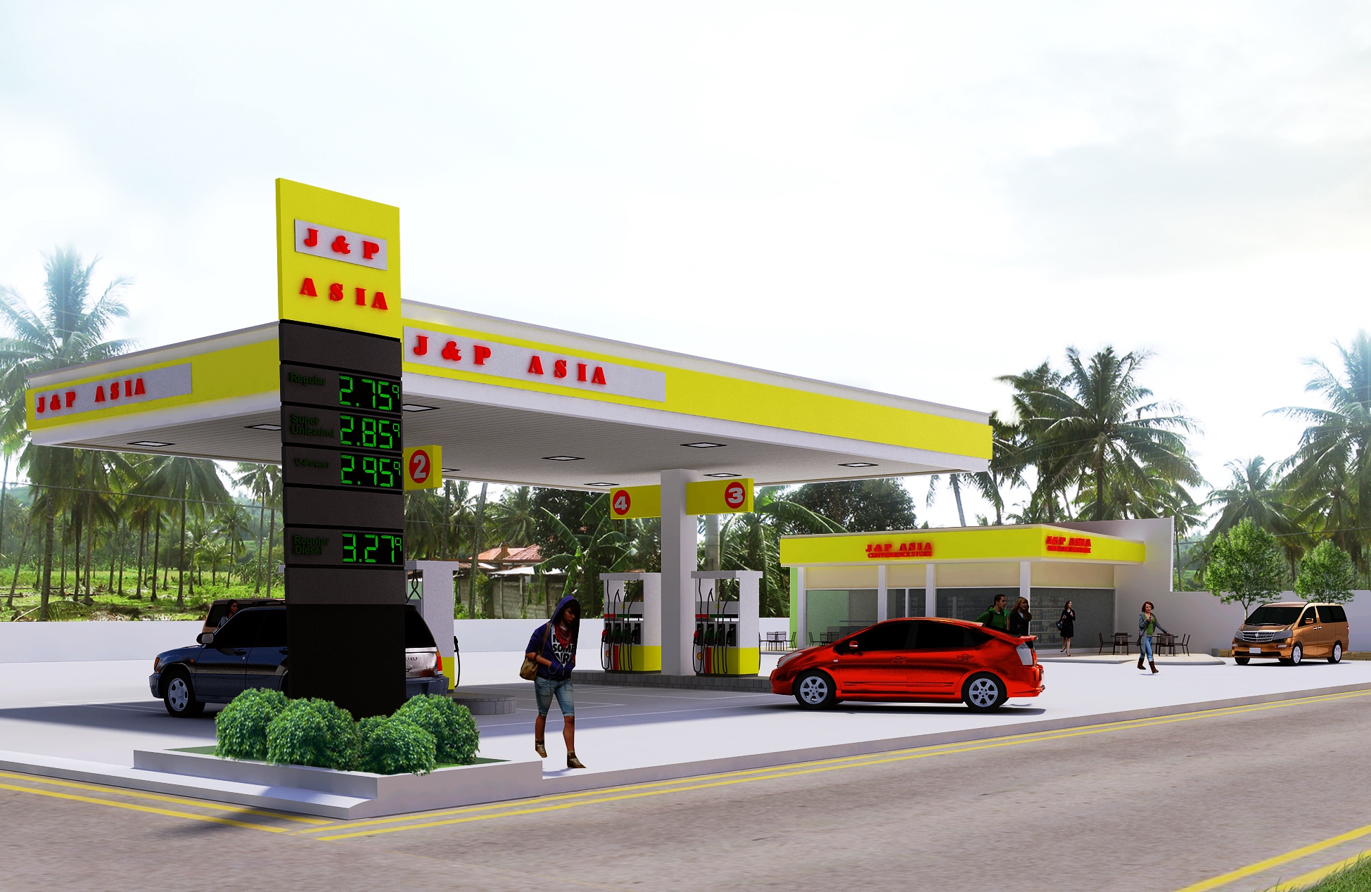 BAIS CITY J&P ASIA GAS STATION by Jonathan Montebon at Coroflot.com