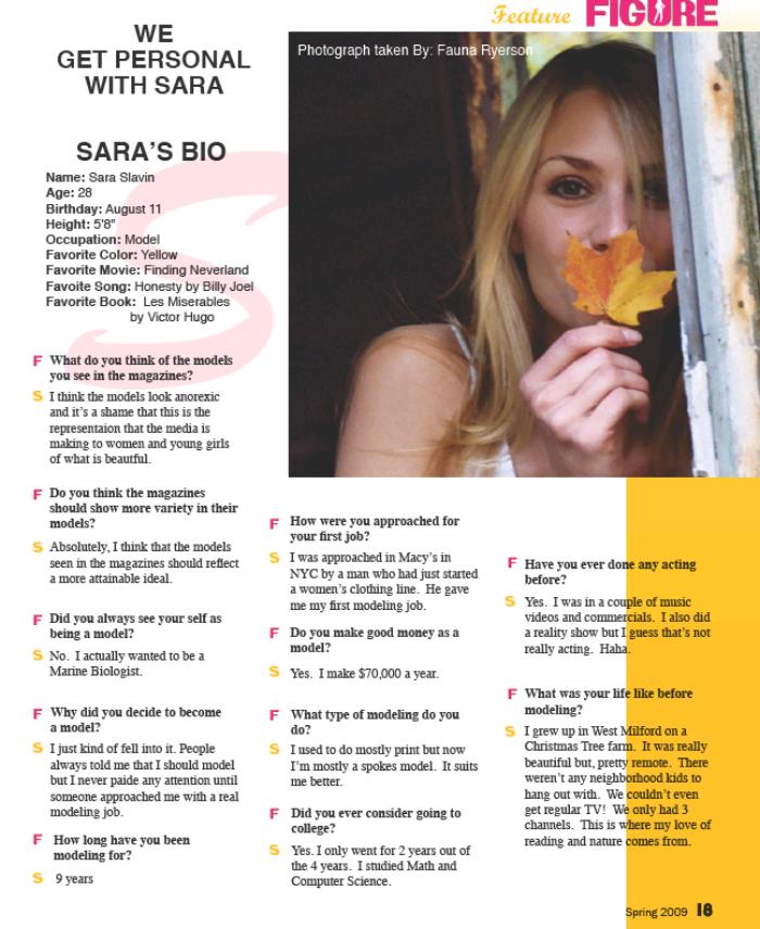 Figure Magazine by Fauna Ryerson at Coroflot.com