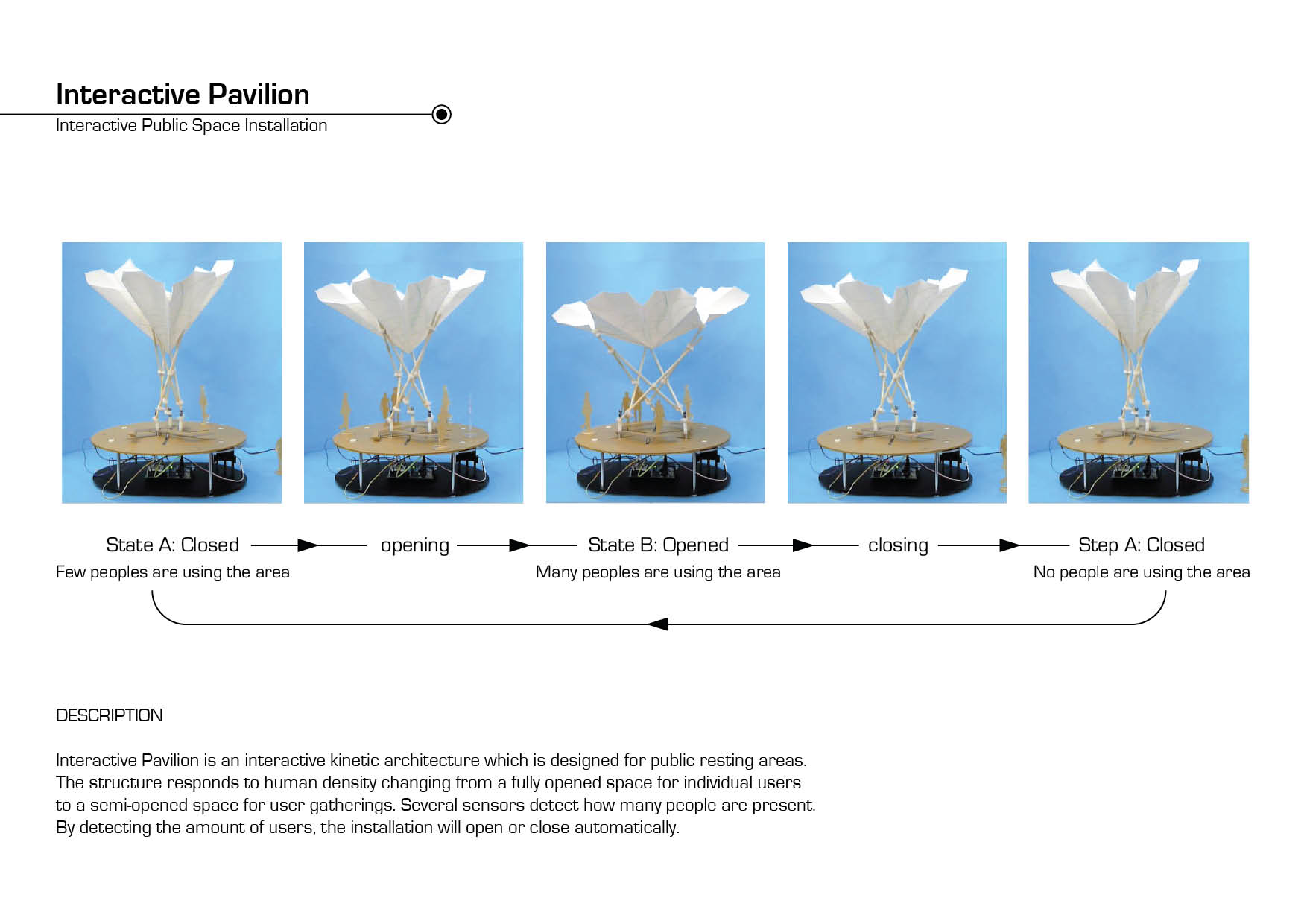 Interactive Pavilion in Public Space by Zijian HE at Coroflot.com