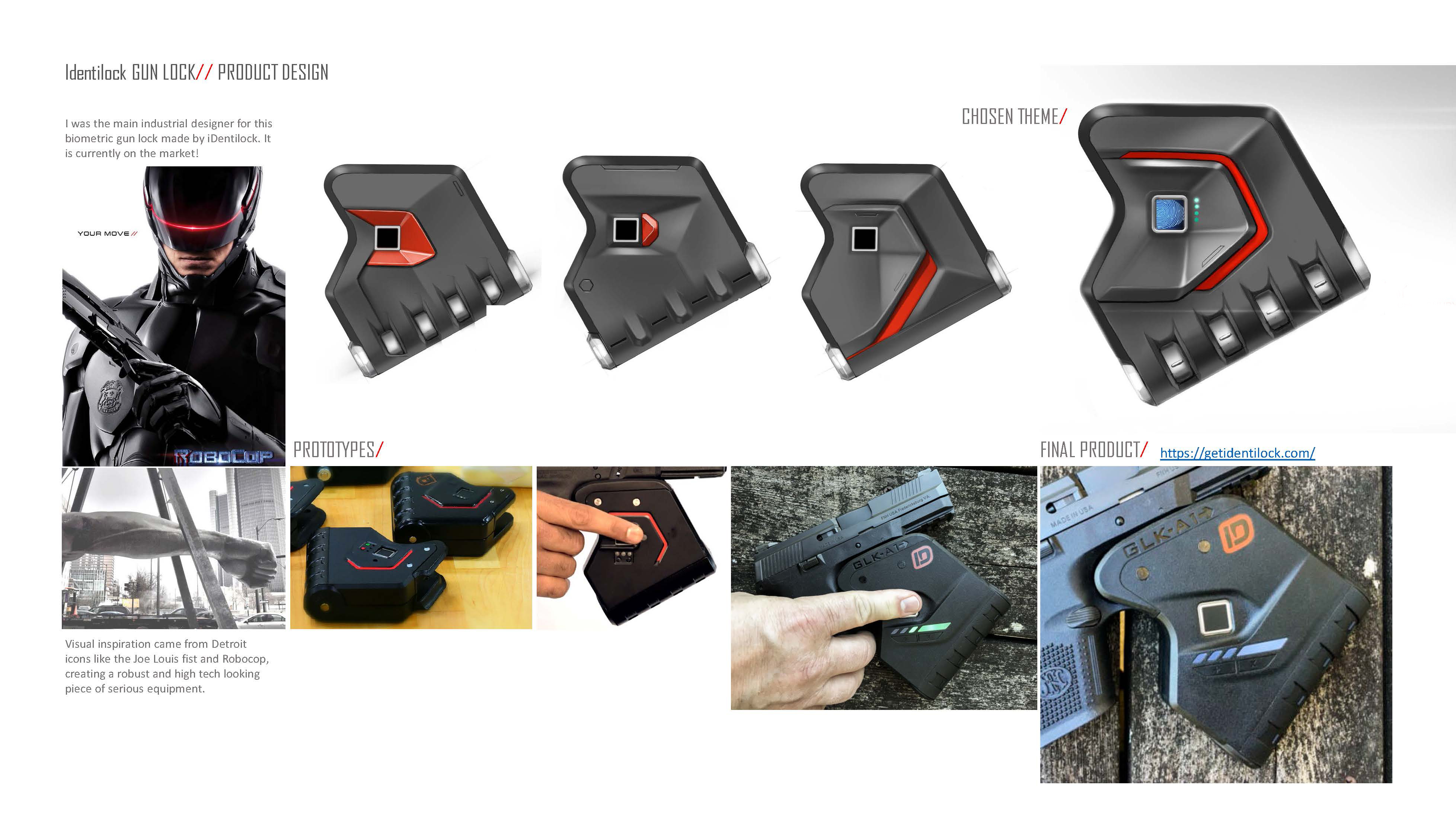 Identilock Gunlock by Matt Styles at Coroflot.com