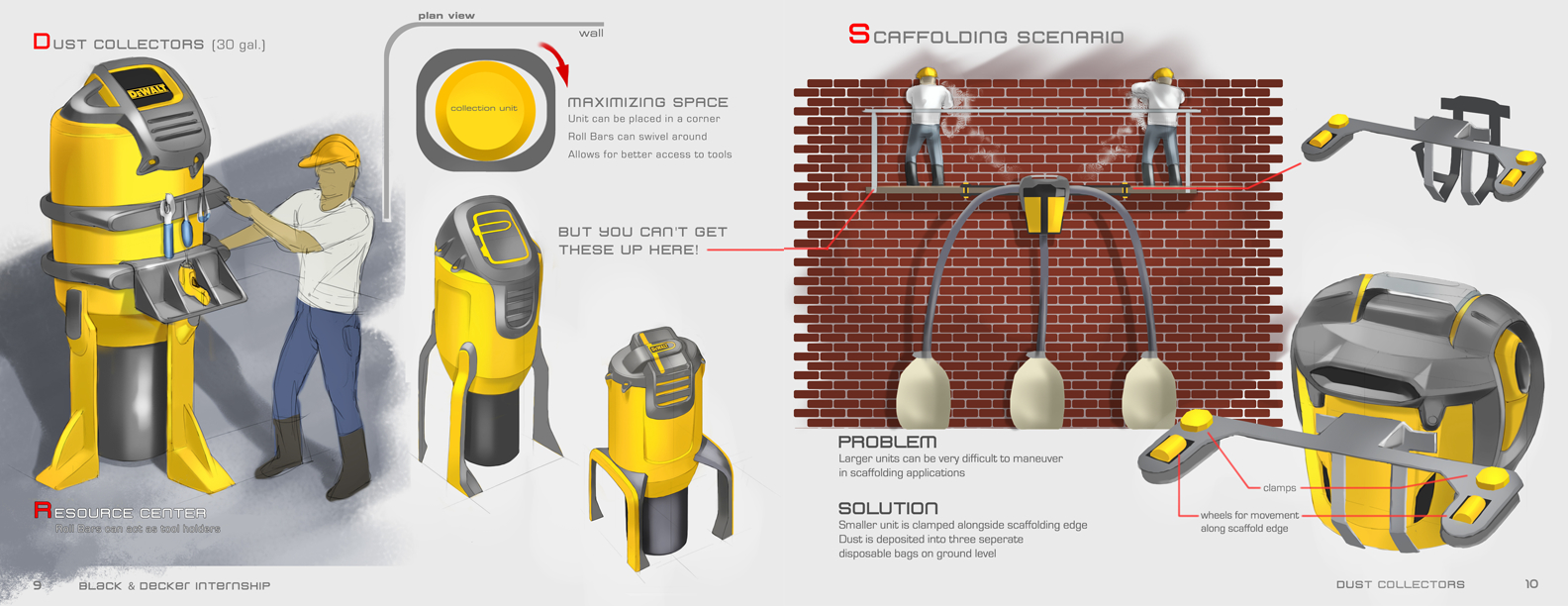 Design work for Dewalt by Matt Styles at Coroflot.com