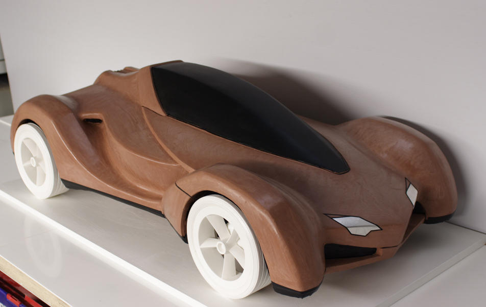 Group E Rally Car Clay Model by Steve Underhill at Coroflot.com