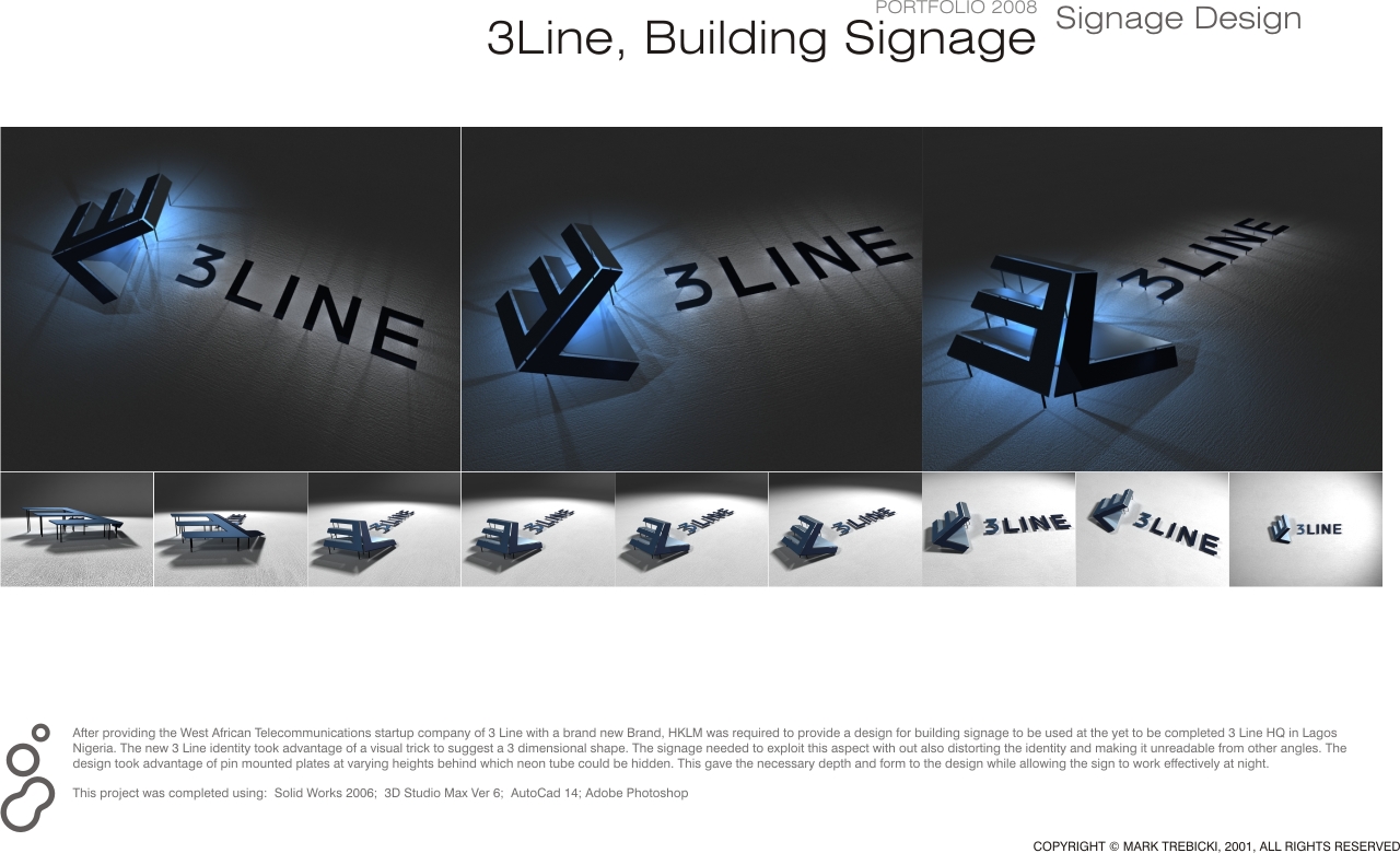 Signage Design by Mark Trebicki at Coroflot.com