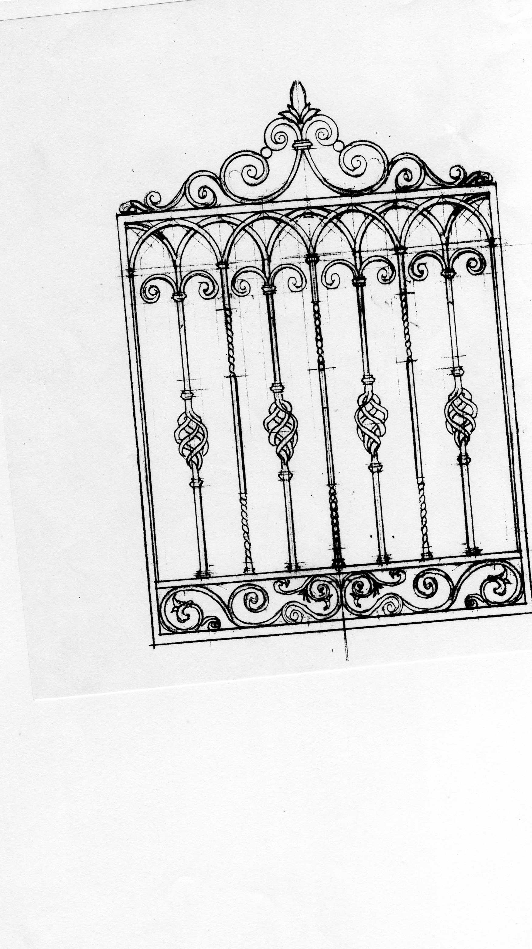 Wrought Iron Detail Drawings by Francis Fernandez at Coroflot.com