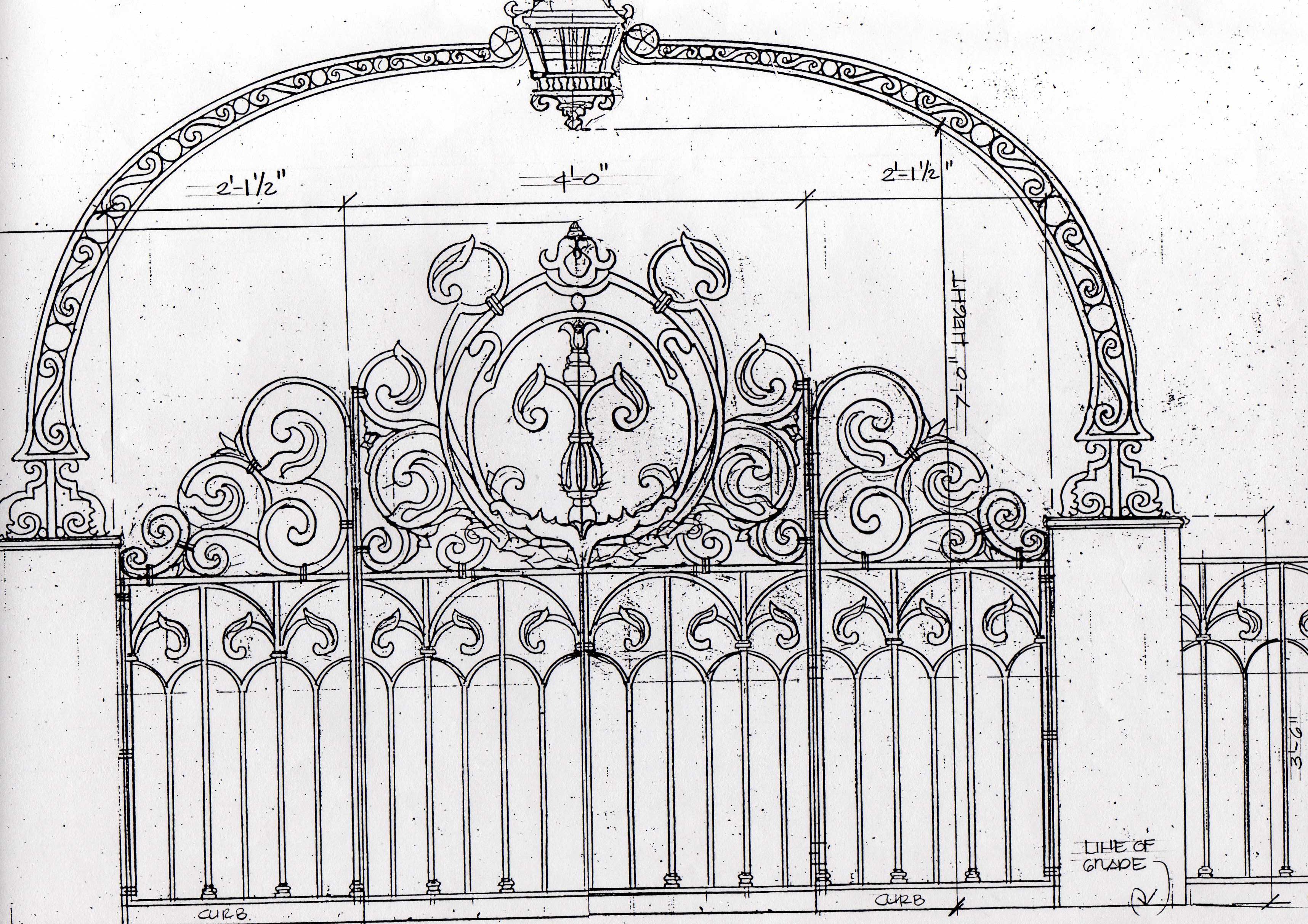 Wrought Iron Detail Drawings by Francis Fernandez at Coroflot.com