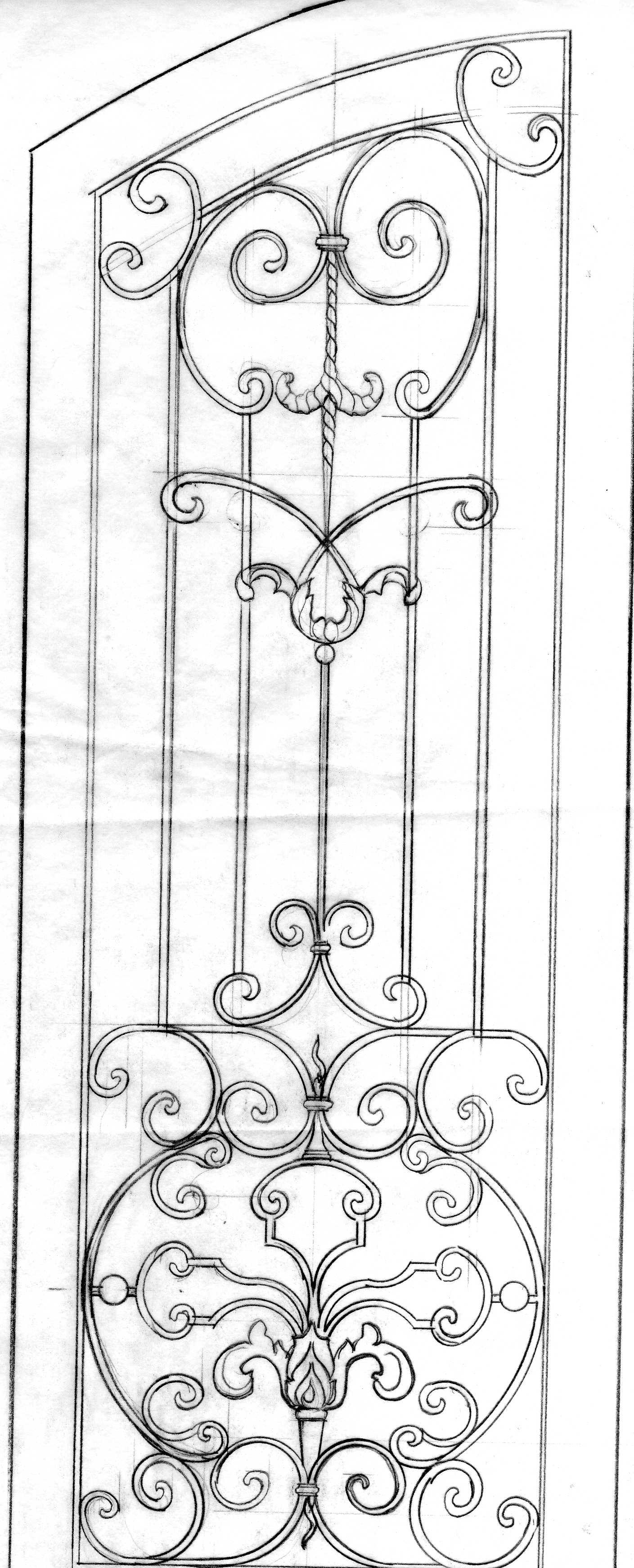 Wrought Iron Detail Drawings by Francis Fernandez at Coroflot.com