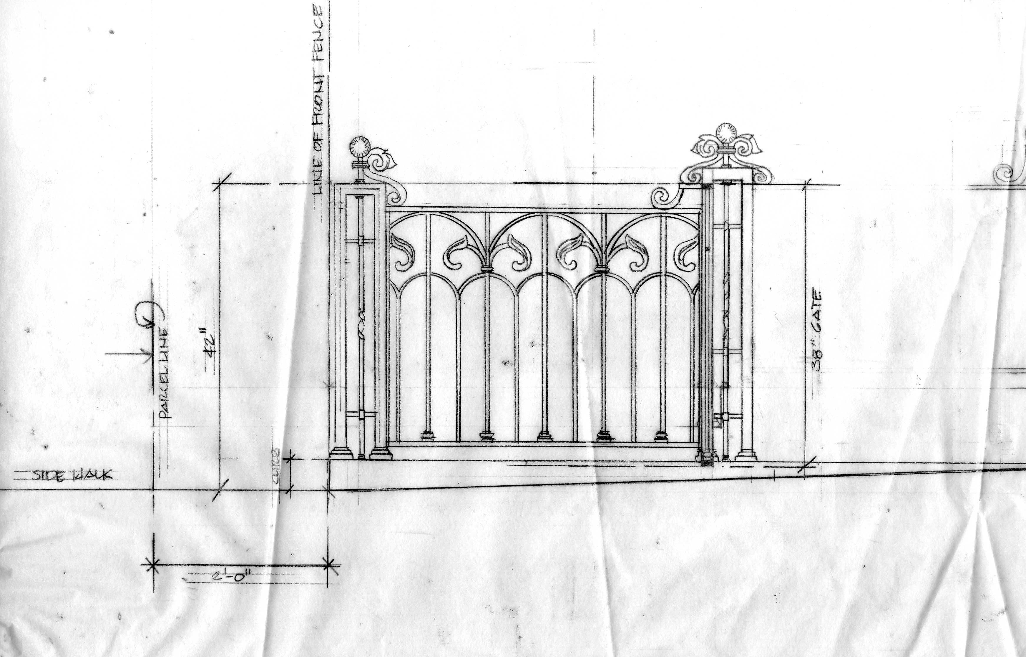 Wrought Iron Detail Drawings by Francis Fernandez at Coroflot.com