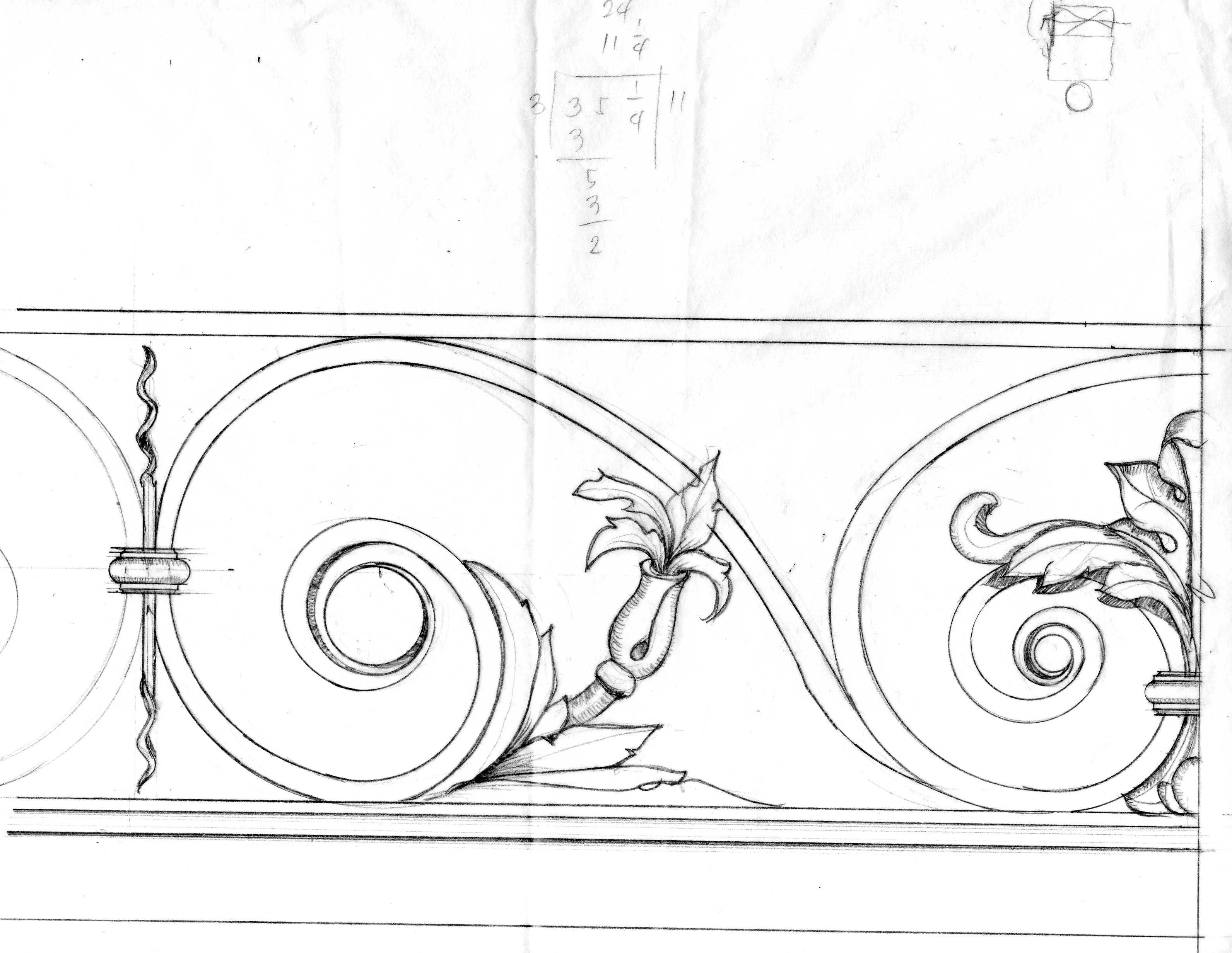 Wrought Iron Detail Drawings by Francis Fernandez at Coroflot.com