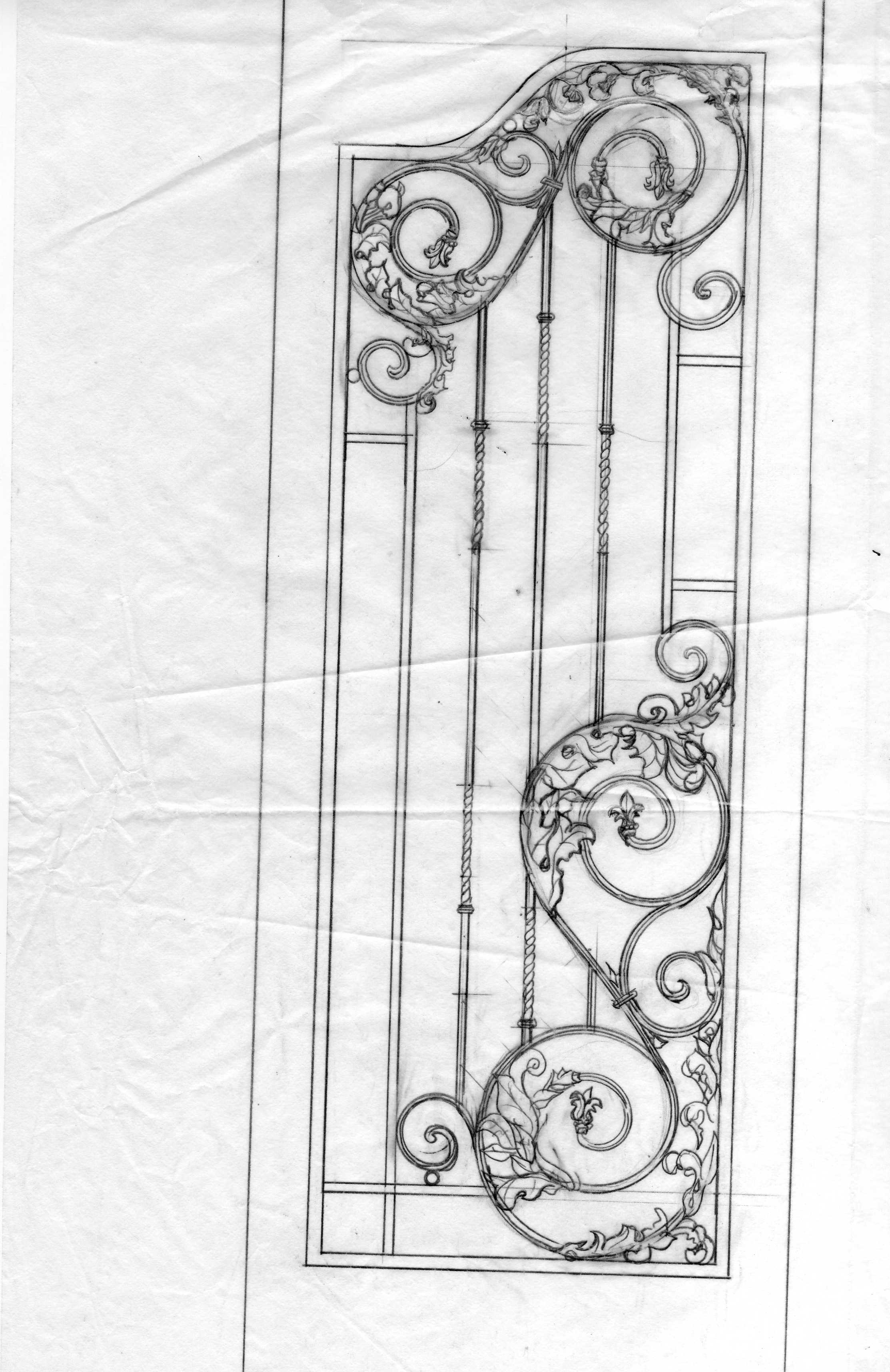 Wrought Iron Detail Drawings by Francis Fernandez at Coroflot.com