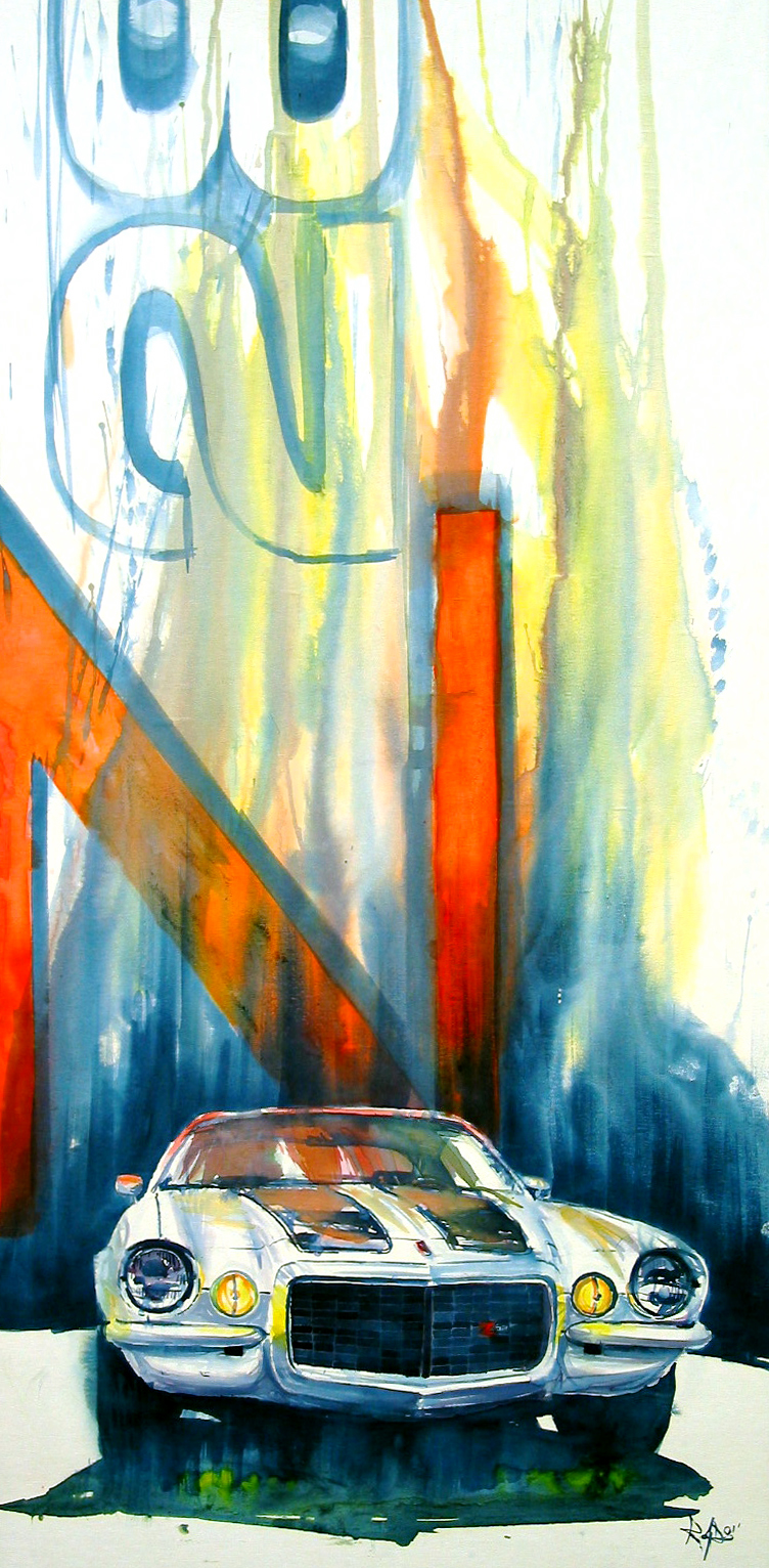 Automotive Fine Art watercolor paintings by Jeremy Rolfs at Coroflot.com